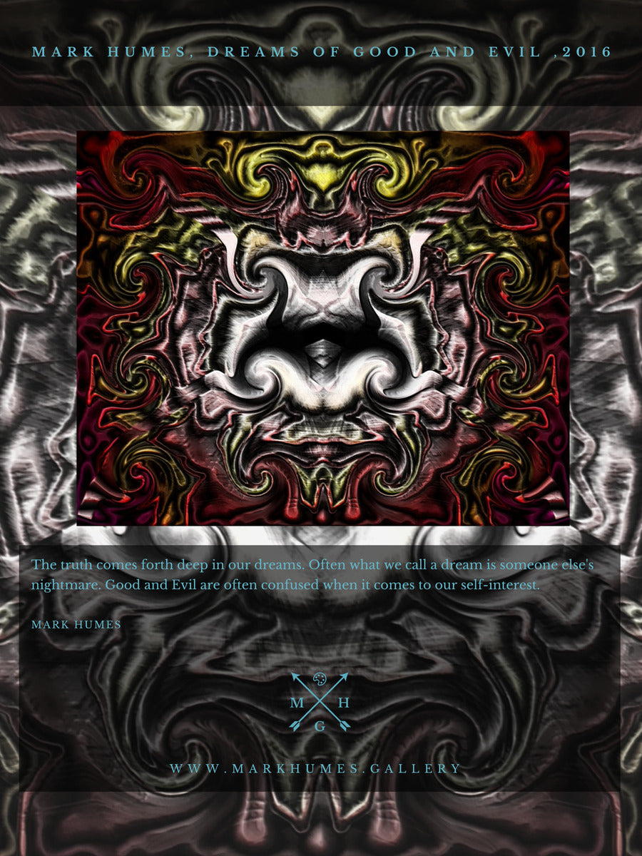 Good And Evil Abstract